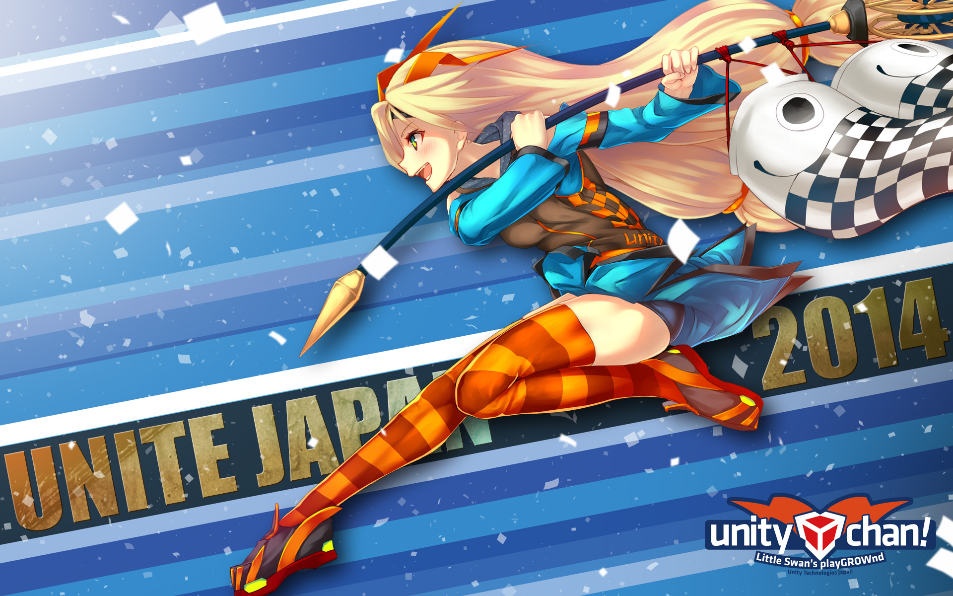 unity-chan buruma tagme thighhighs wallpaper | #319622 | yande.re